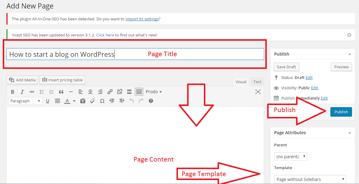 How to start a professional blog on WordPresss